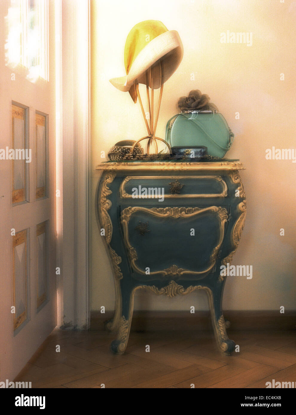 Dresser with hat Stock Photo - Alamy