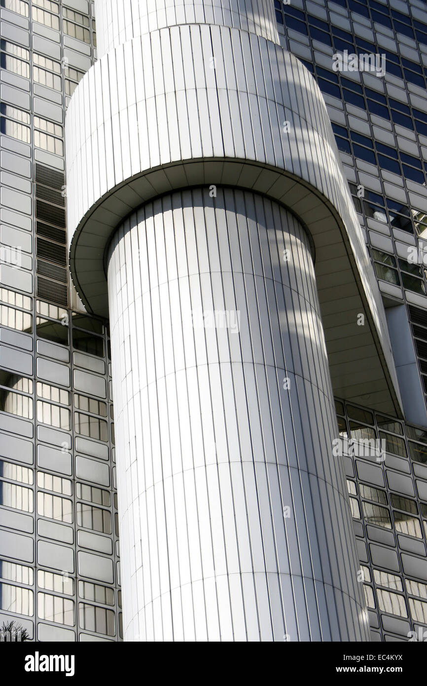 Modern architecture, Hypobank bank skyscraper, Munich, Bavaria, Germany ...