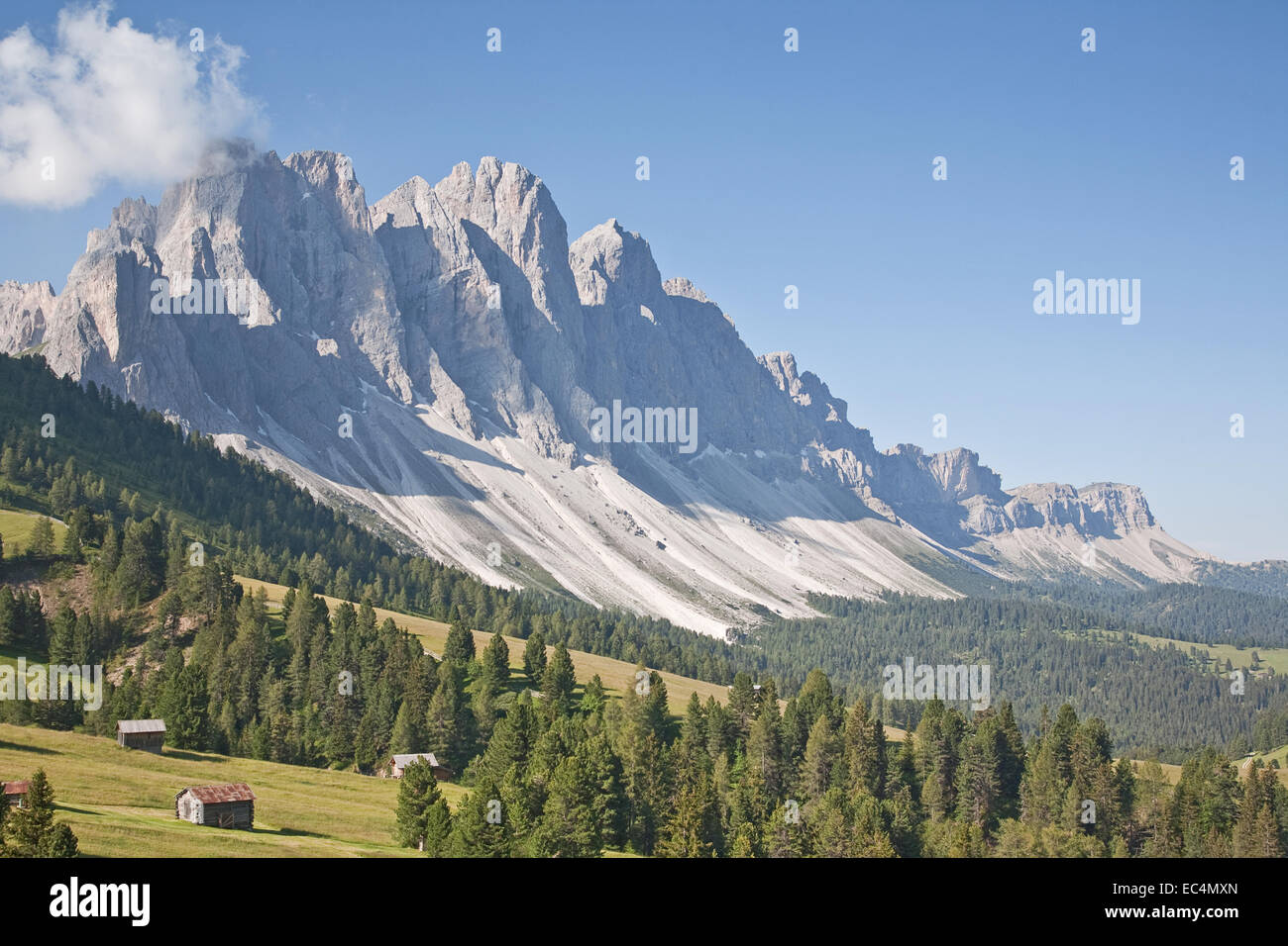 Idyll in the valley of Vals Stock Photo - Alamy