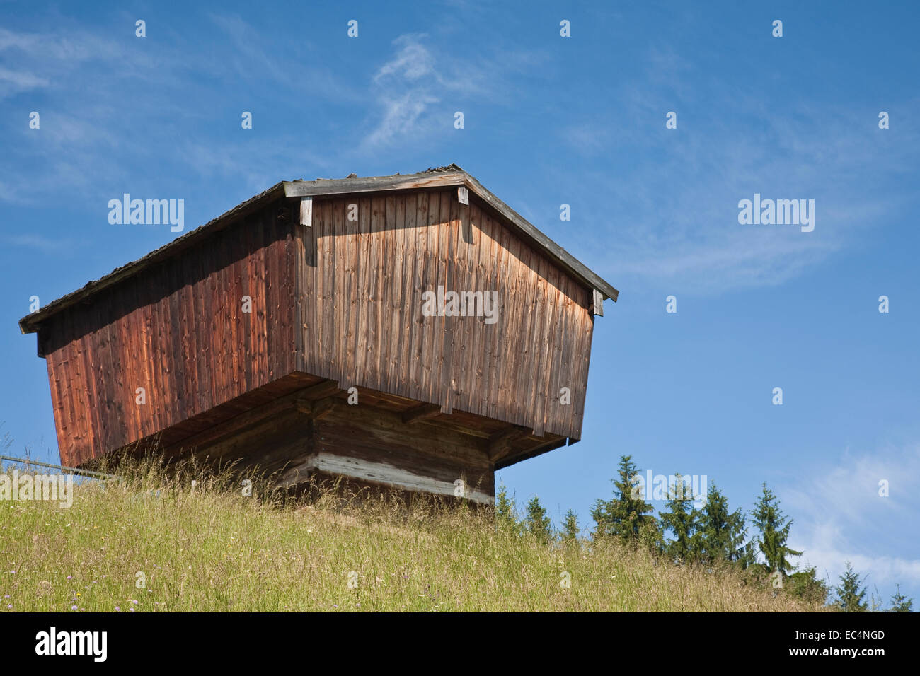 hay hut in Upper Bavaria Stock Photo - Alamy