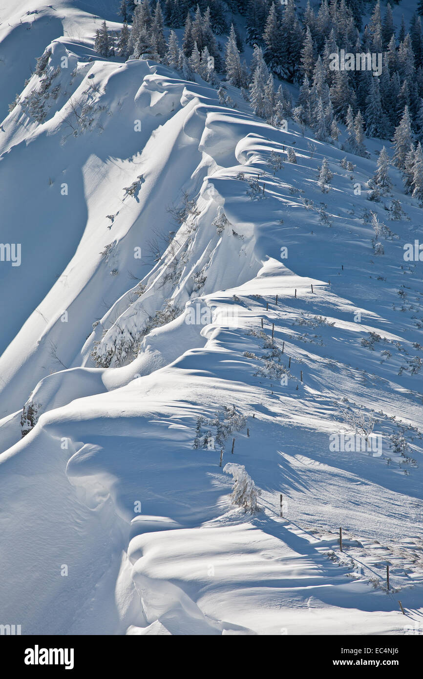 Ridge with snow drifts Stock Photo - Alamy