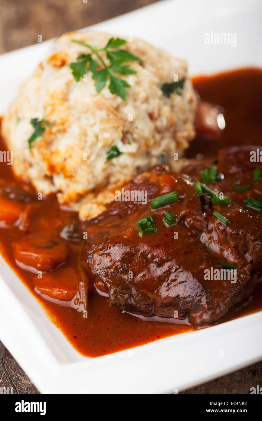 bavarian meat stew Stock Photo - Alamy