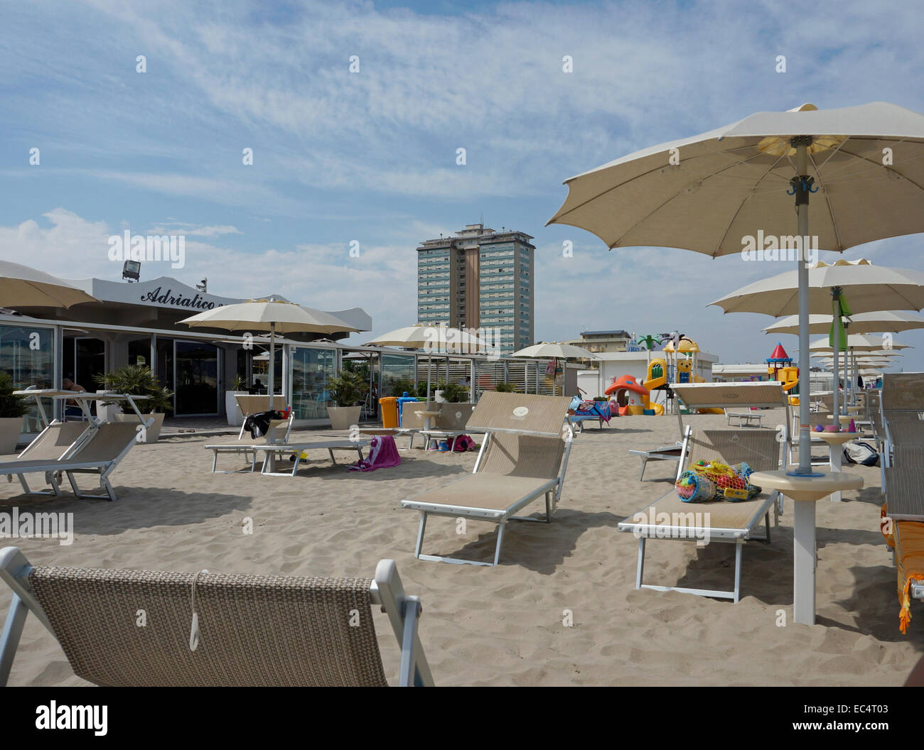 beach in Milano Marittima, Emilia Romagna, Italy Stock Photo - Alamy