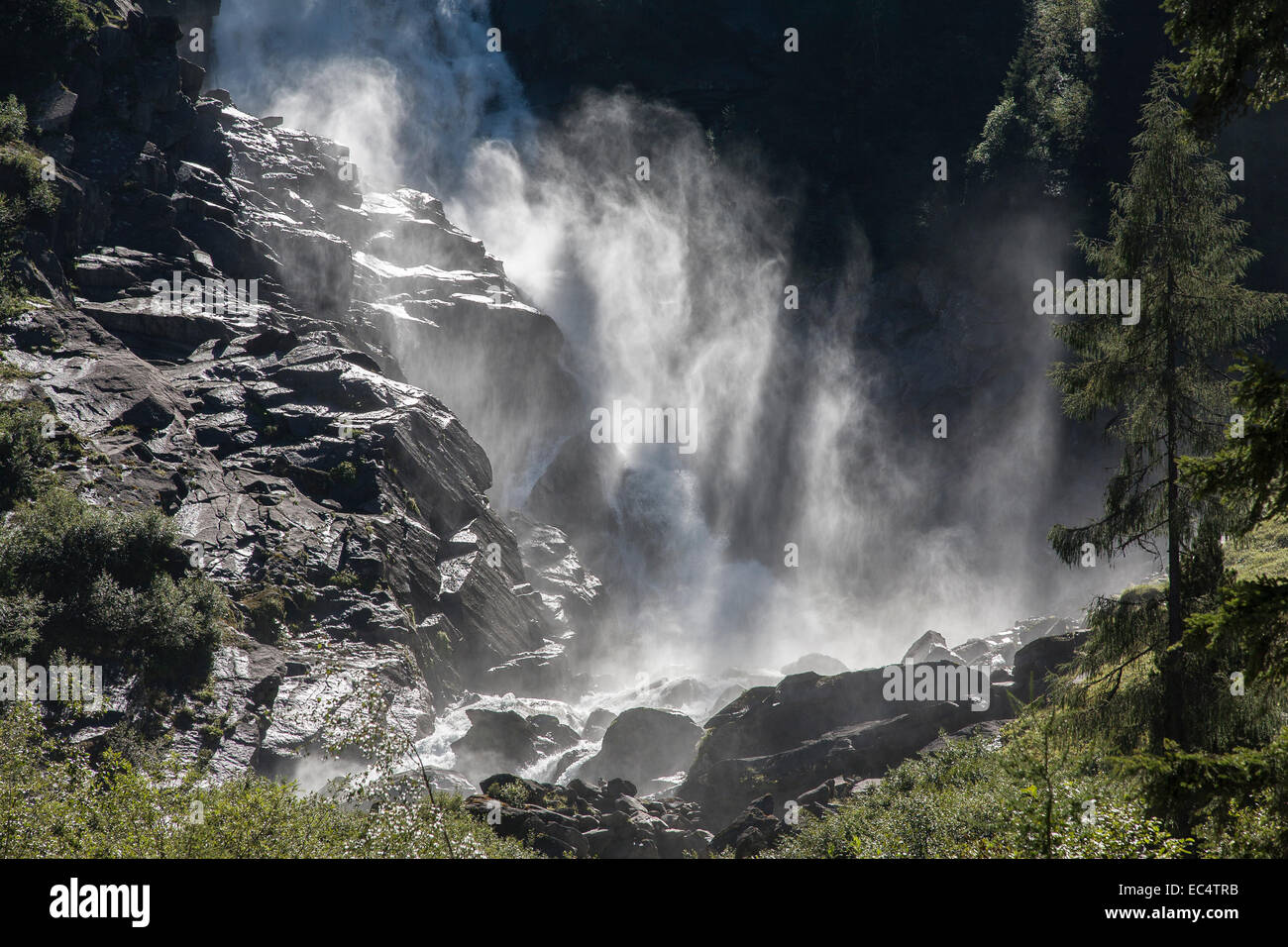 The Krimmel waterfalls Stock Photo - Alamy