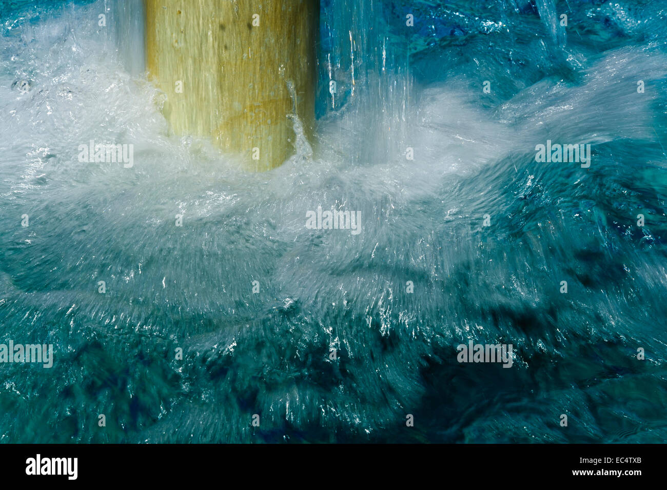 Water jet in a pond Stock Photo - Alamy