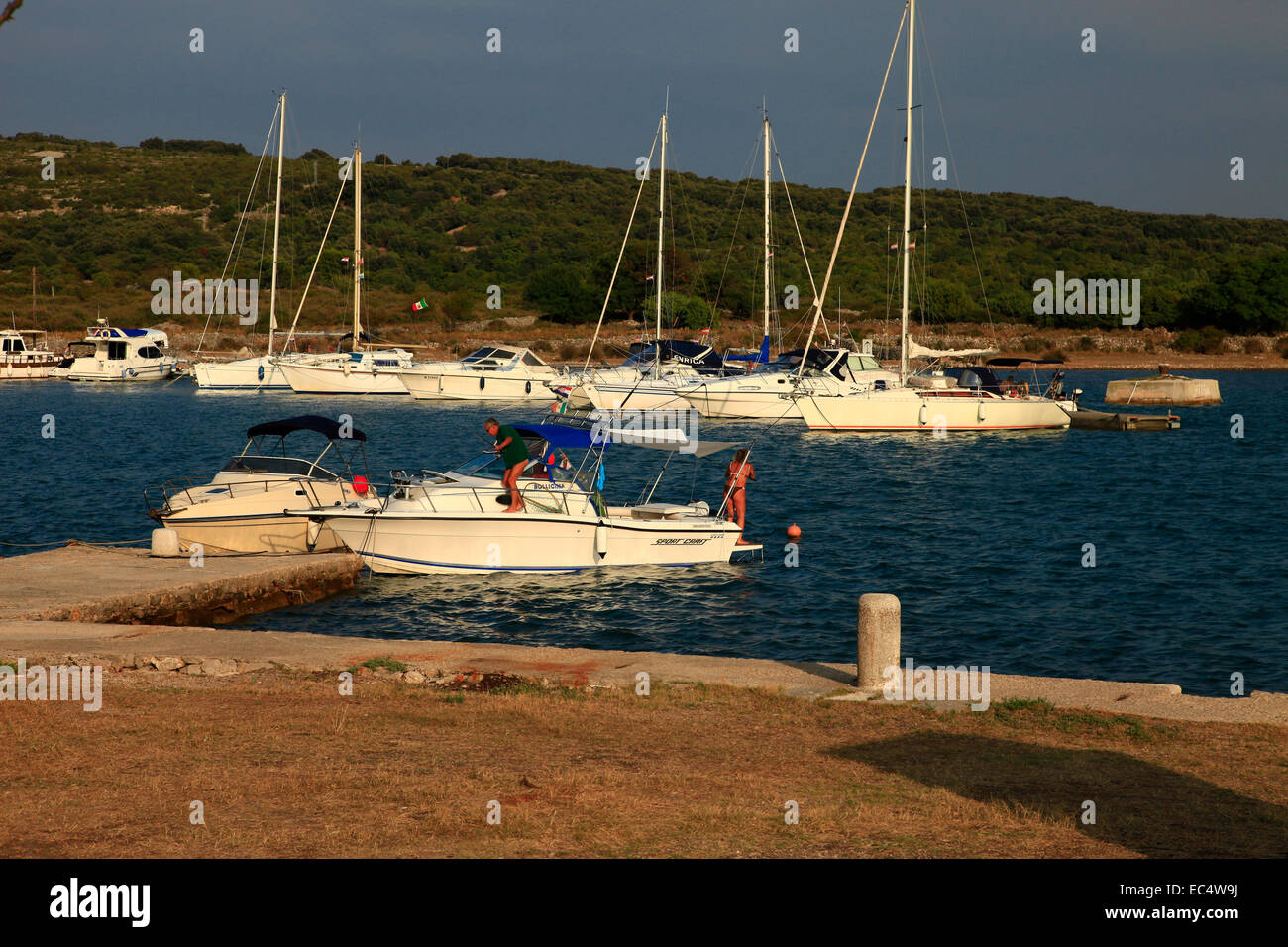 Croatia, Kvarner, Insel Cres, Marina Osor Stock Photo - Alamy