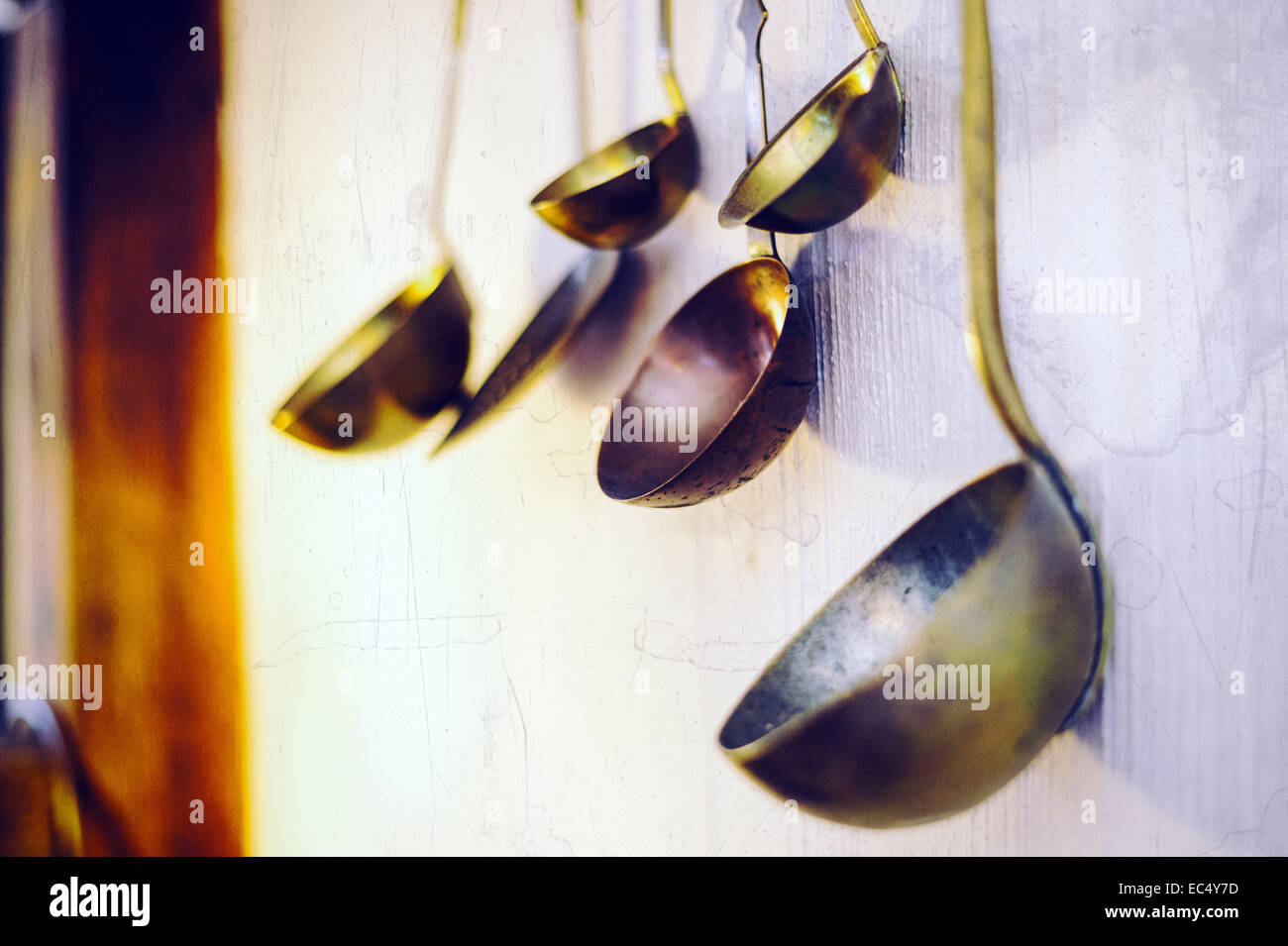 Ladles hanging hi-res stock photography and images - Alamy