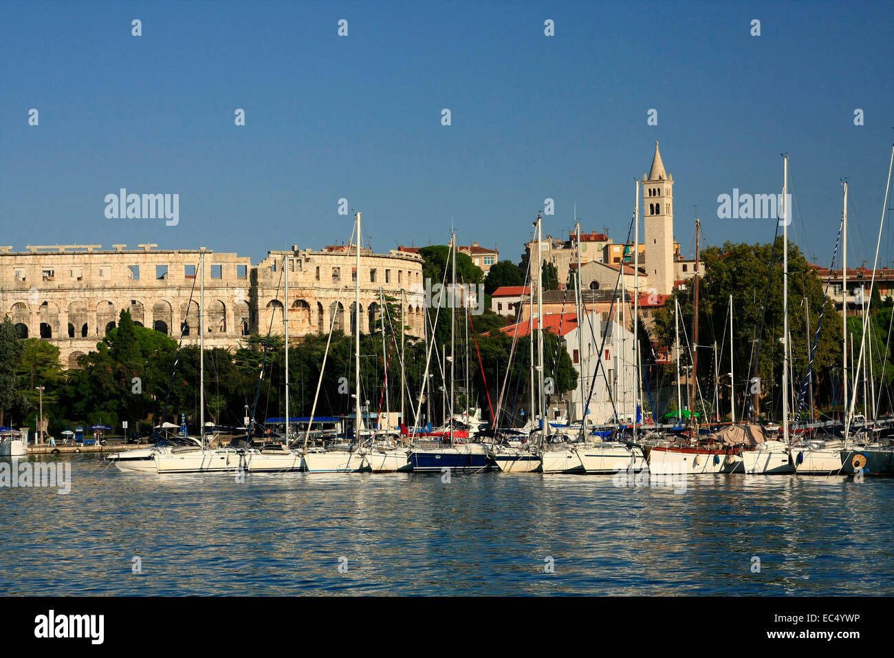 Croatia, Istrien, ACI-Marina Pula, Amphitheater Stock Photo - Alamy