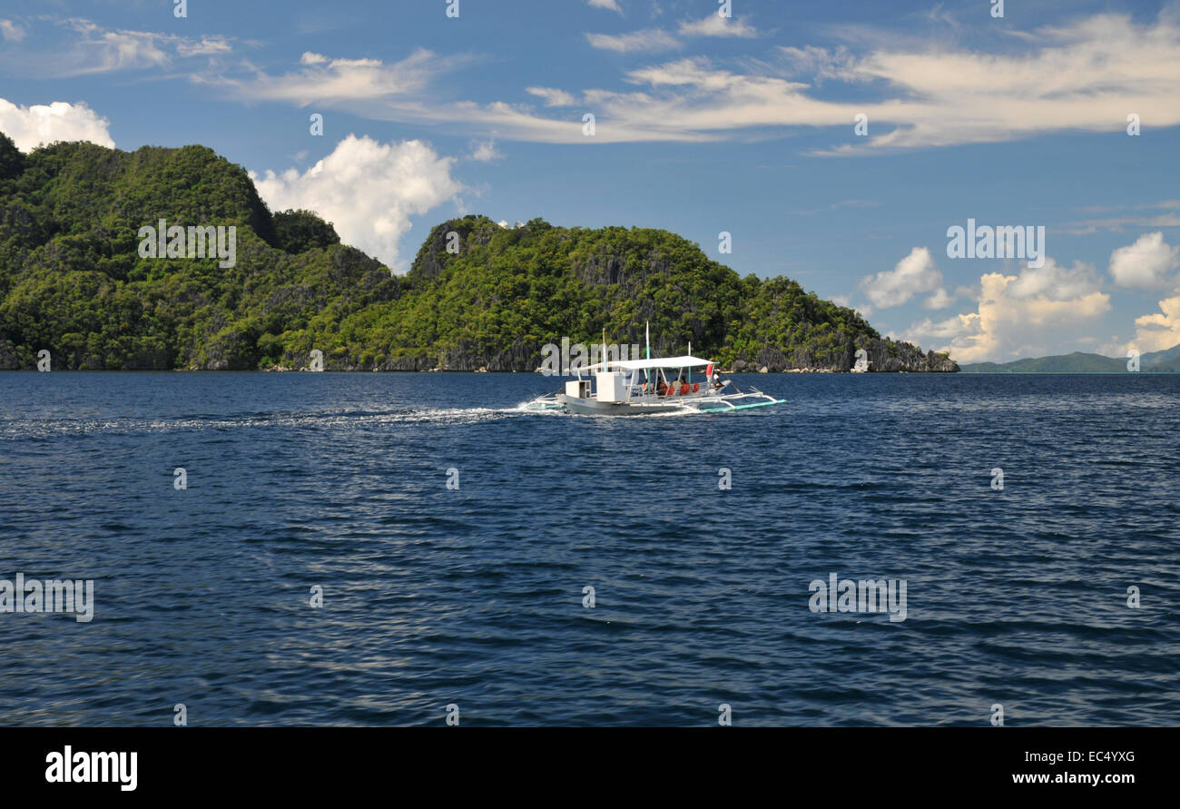 Boat Tour in Palawan Stock Photo - Alamy