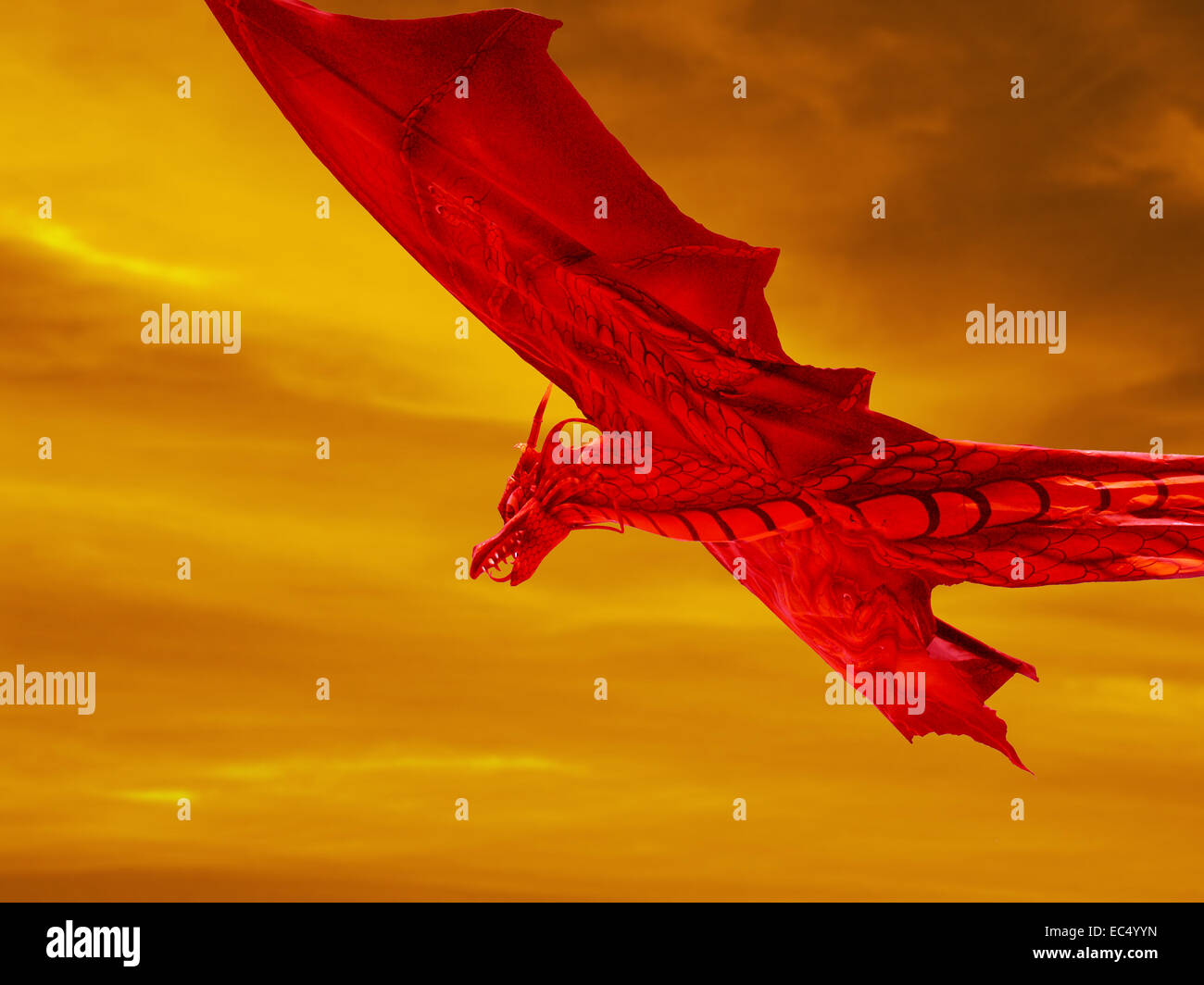 Flying dragons hi-res stock photography and images - Alamy