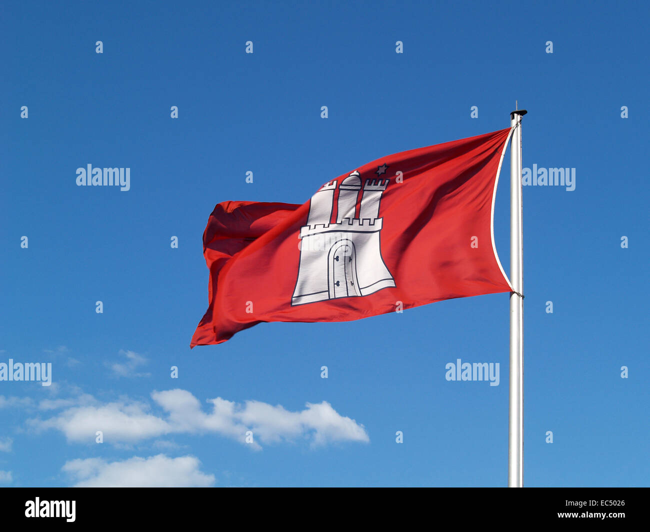 National Flag Of The Free Hanseatic City Of Hamburg High Resolution ...
