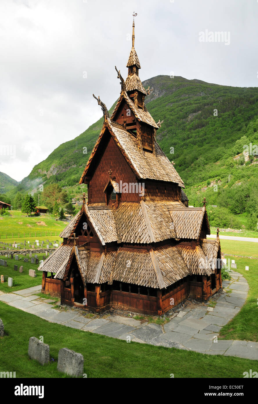 Borgund Stave church, Norway Stock Photo - Alamy