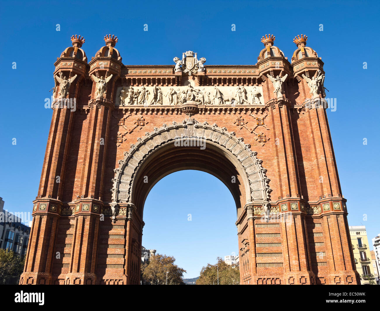 Arch of Triumph, Barcelona Spain Stock Photo - Alamy