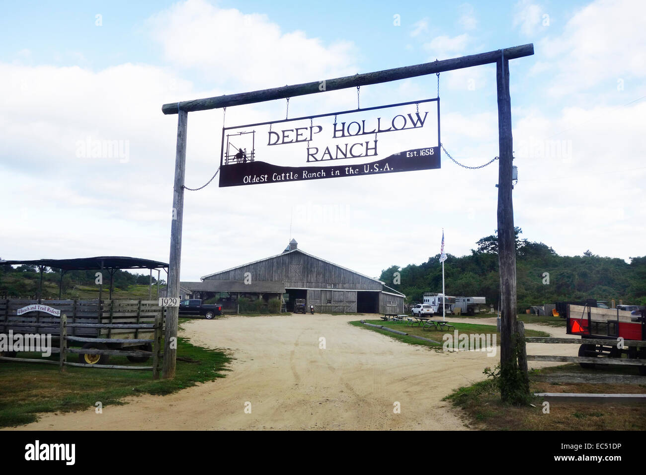 deep hollow ranch in Montauk Stock Photo - Alamy