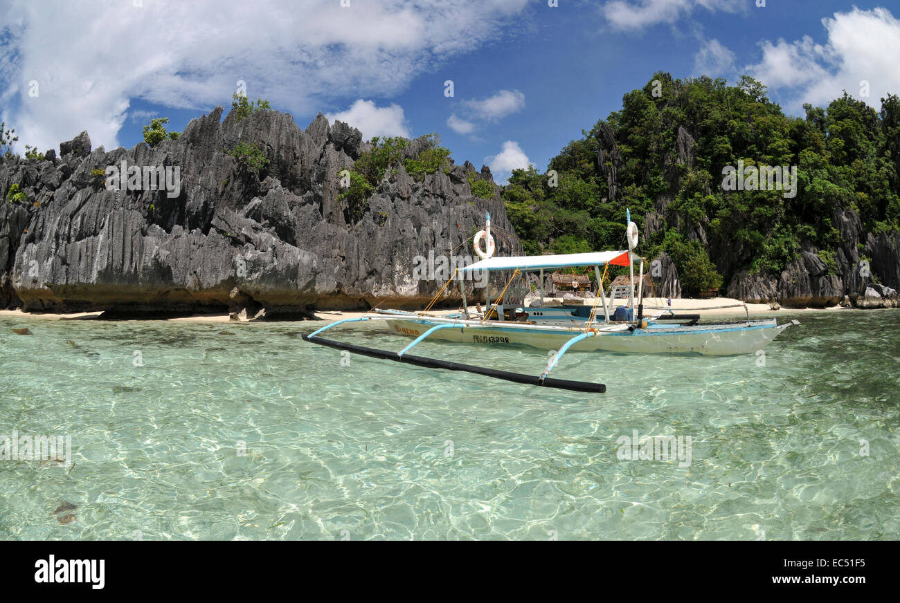 boating by Palawan Stock Photo - Alamy