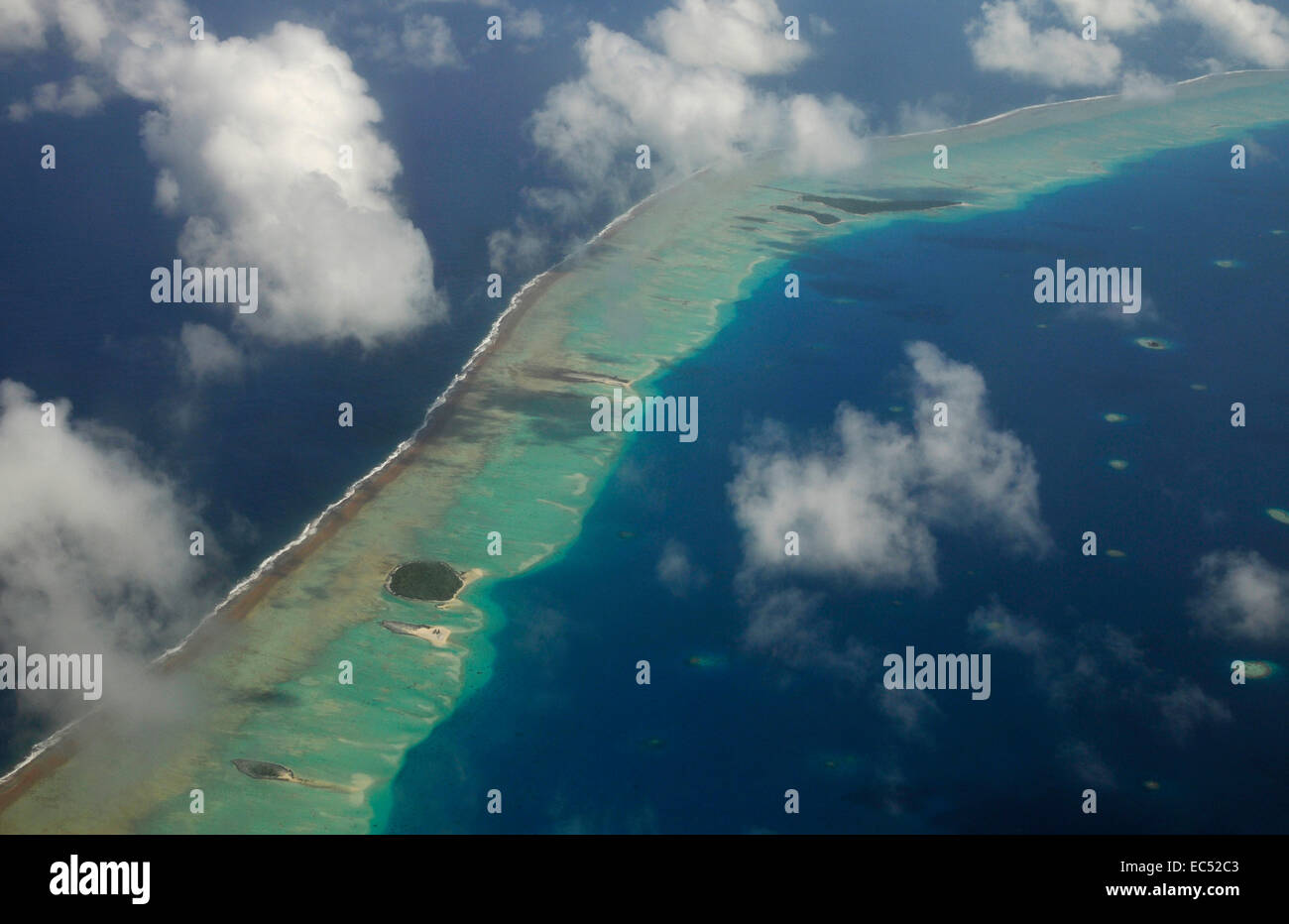 Fakarava aerial hi-res stock photography and images - Alamy