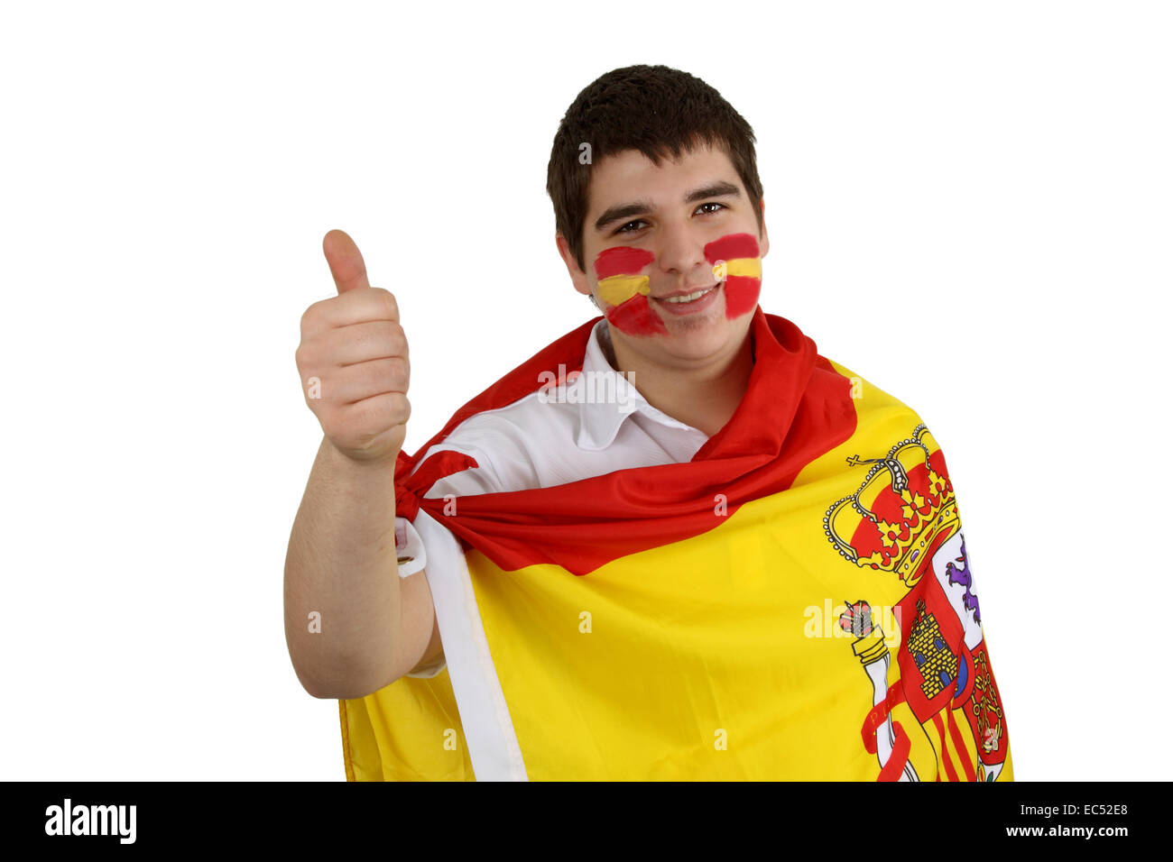 Spanish flag soccer ball hi-res stock photography and images - Alamy