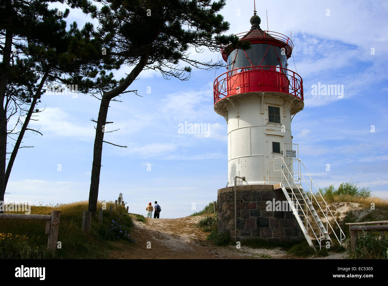 Beacon on Hiddensee Stock Photo - Alamy
