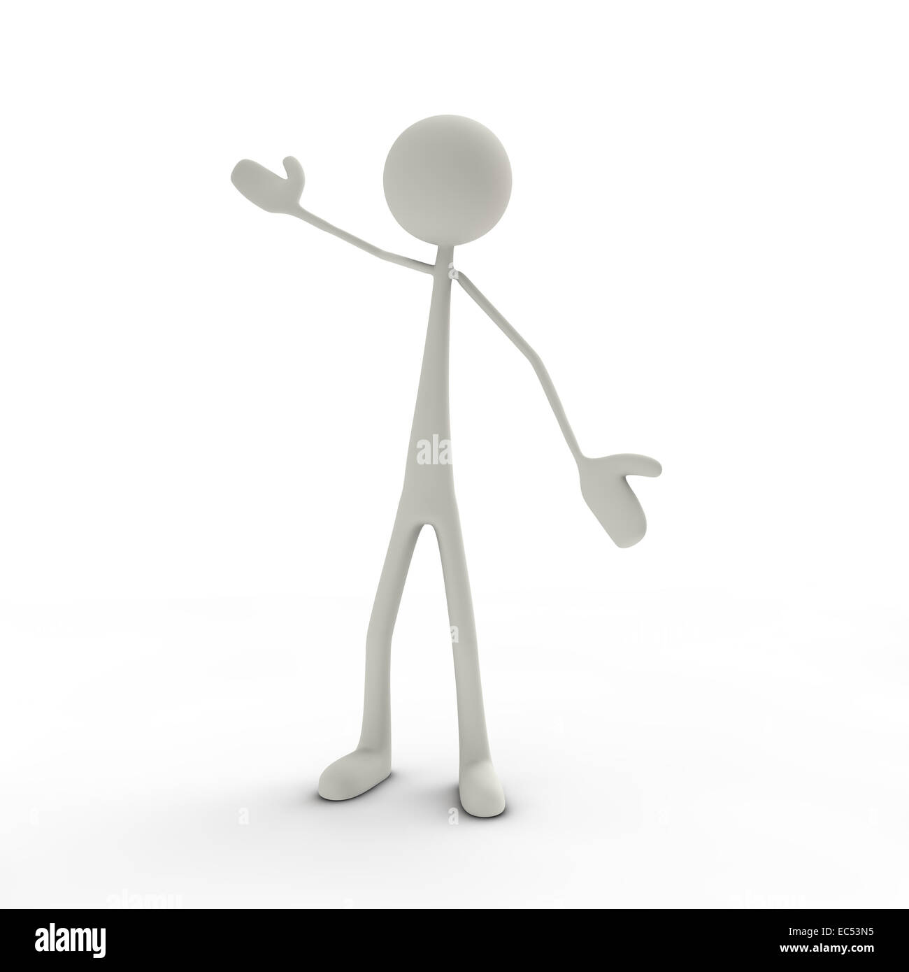 Figure with arms wide open Stock Photo - Alamy