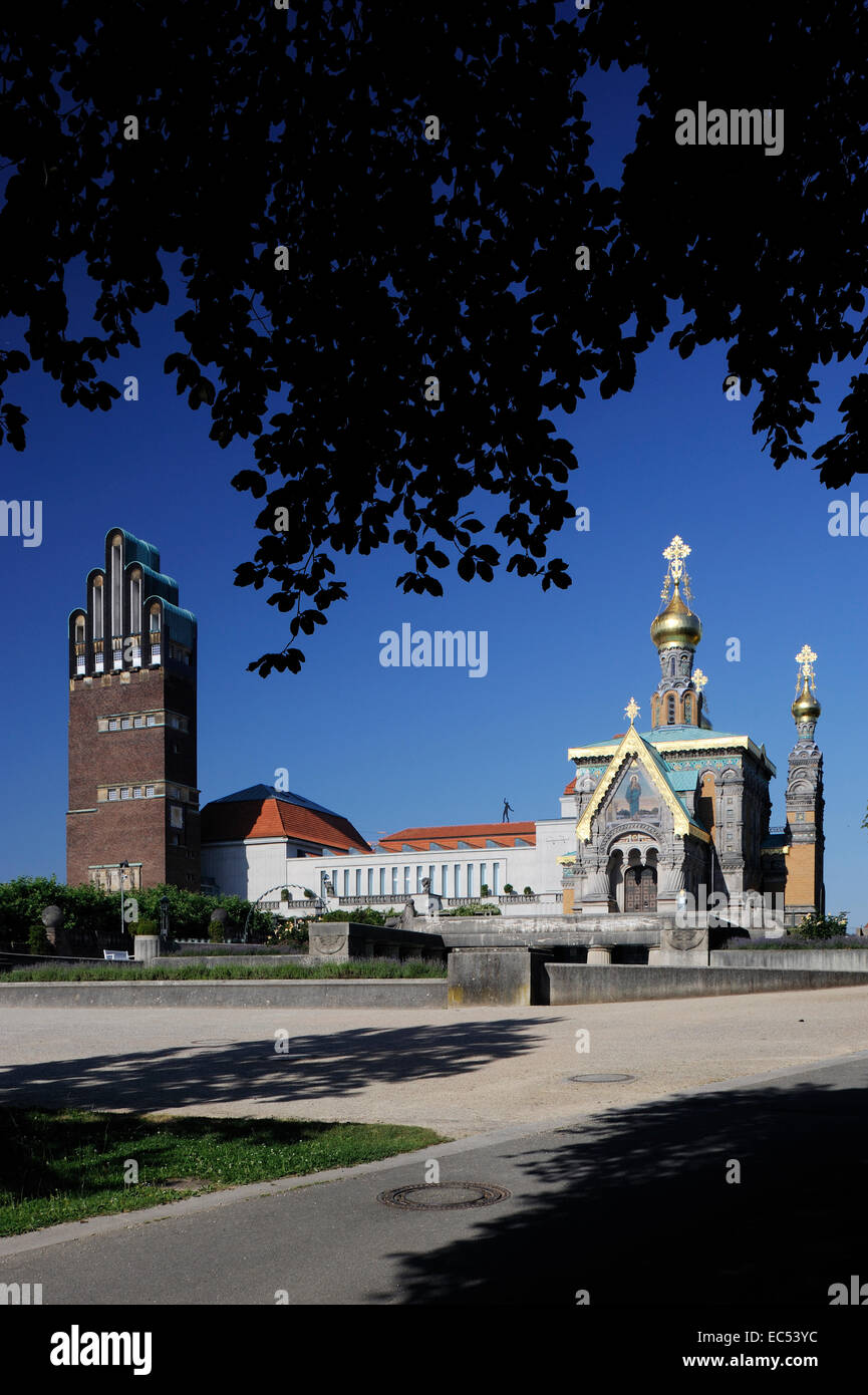 Mathildenhoehe hi-res stock photography and images - Alamy