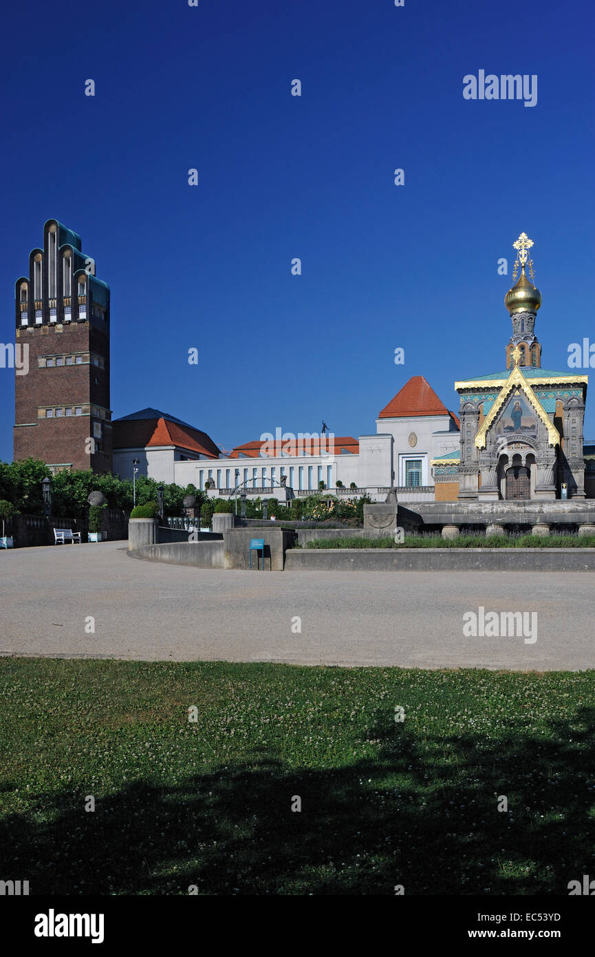 Mathildenhoehe hi-res stock photography and images - Alamy