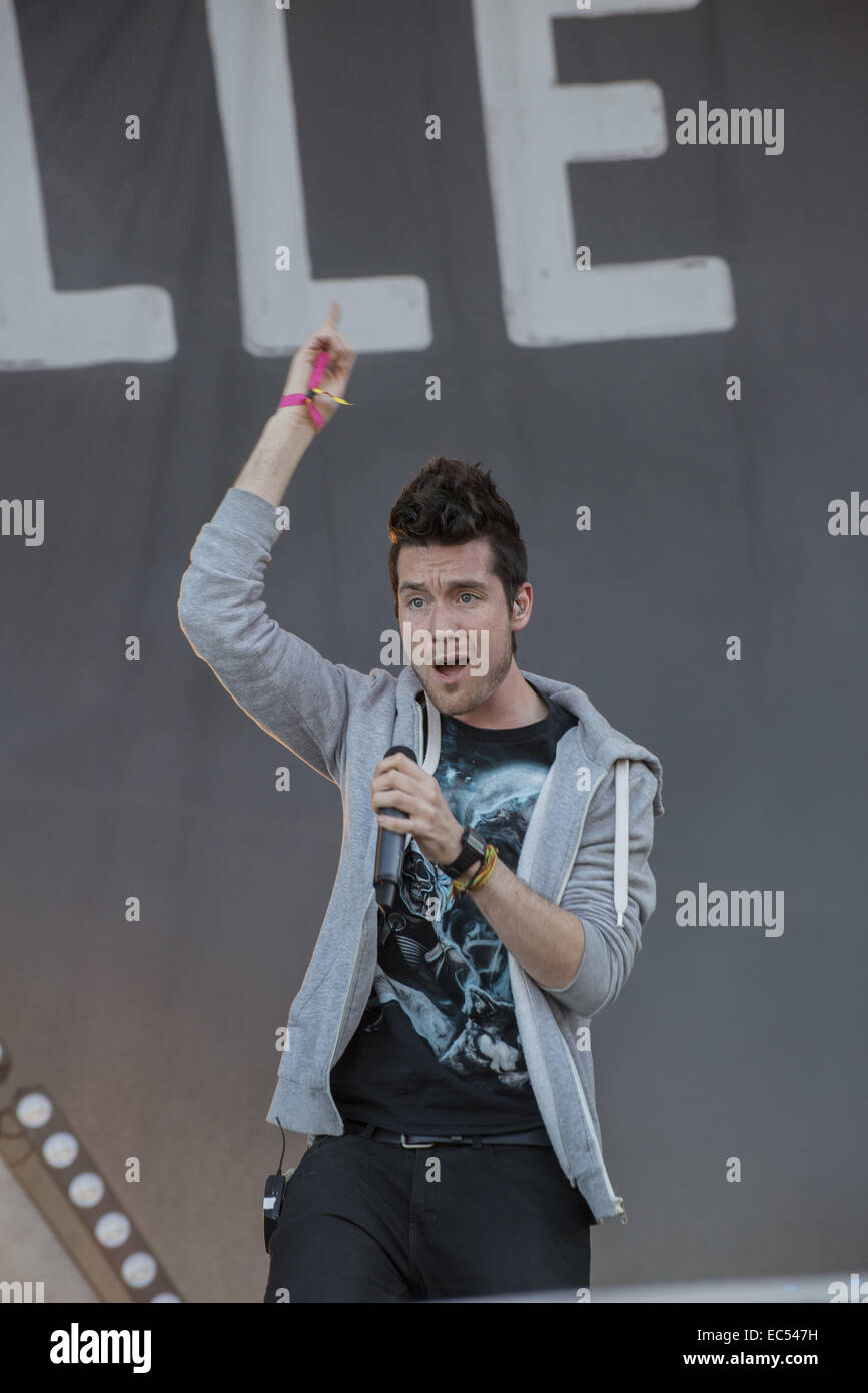 Bastille at Ruisrock 2014 Stock Photo - Alamy