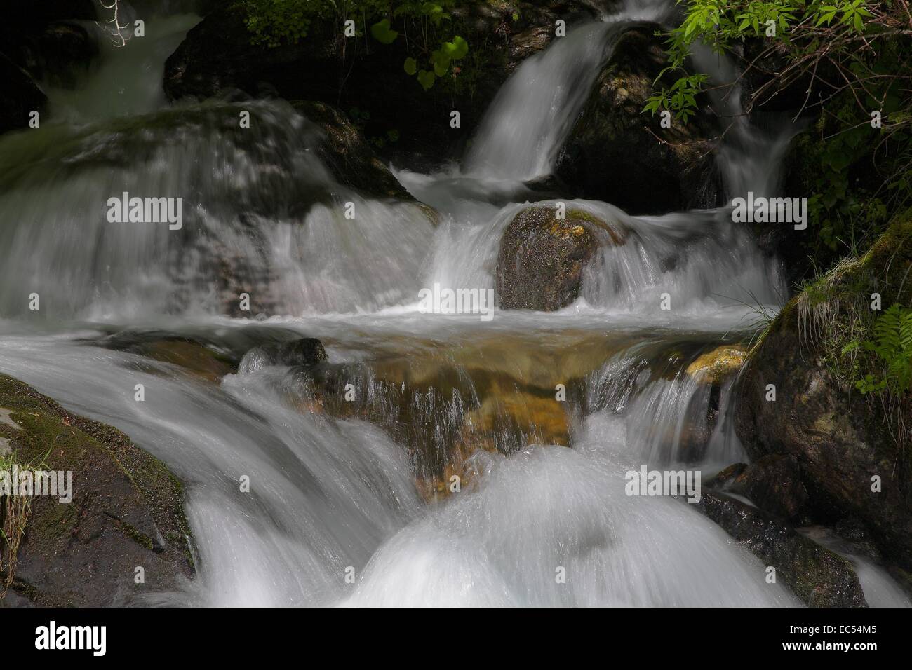Running Water in a Stream Stock Photo - Alamy