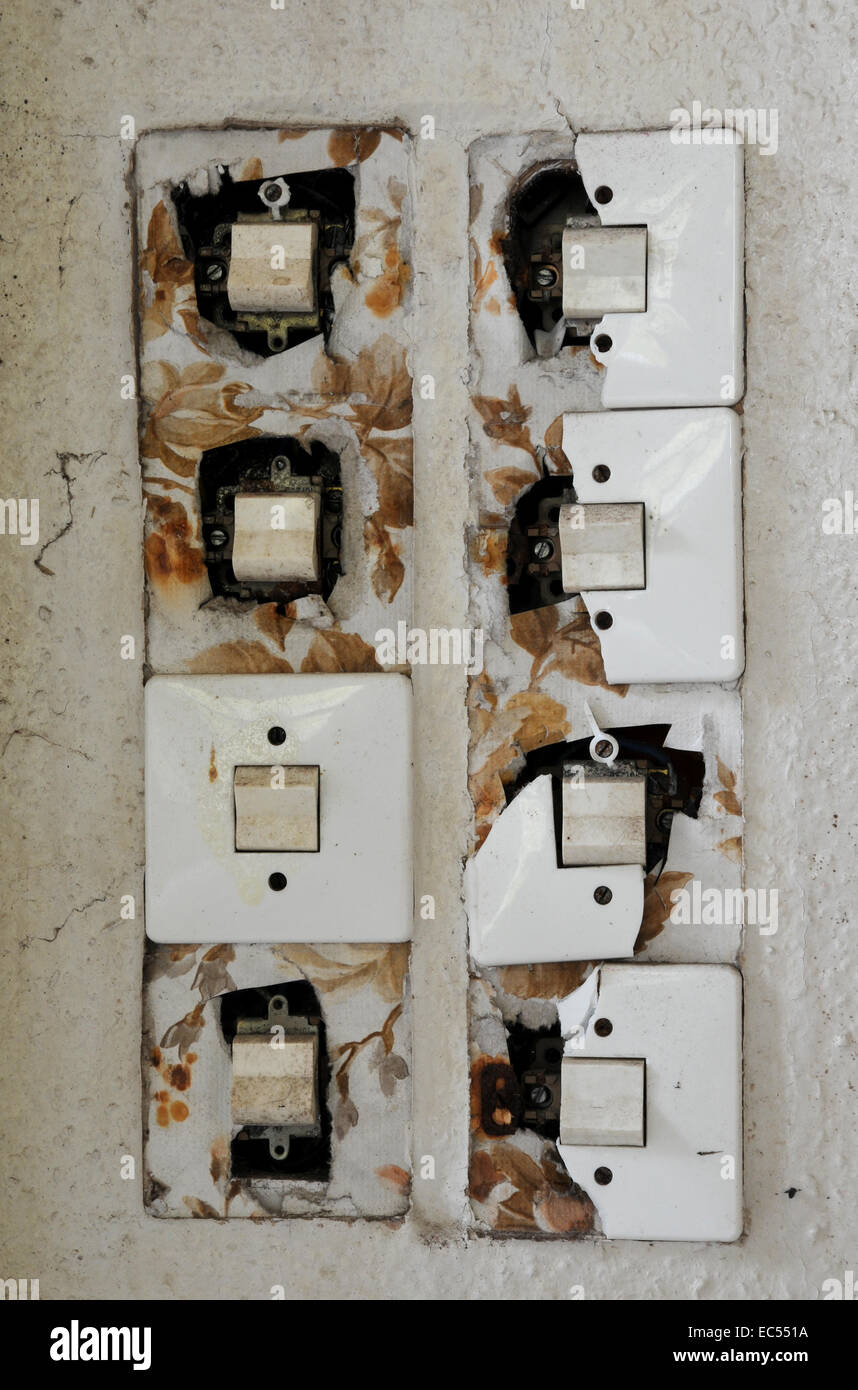Main switch switches hi-res stock photography and images - Alamy