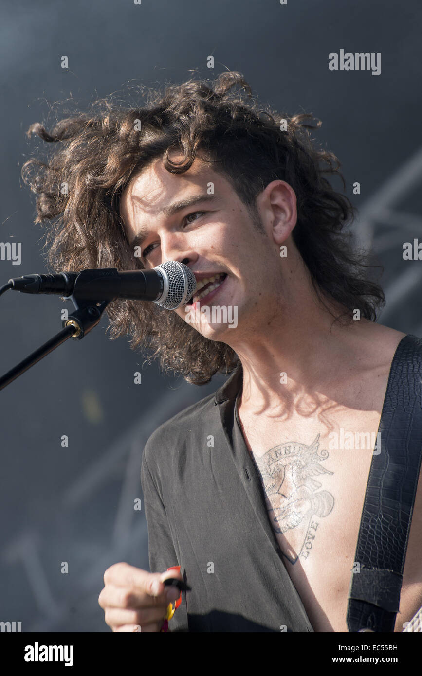The 1975 at Ruisrock 2014 Stock Photo - Alamy