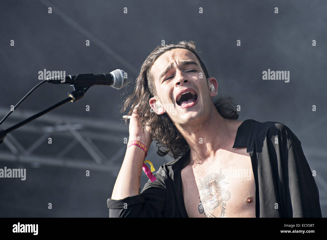 The 1975 at Ruisrock 2014 Stock Photo - Alamy