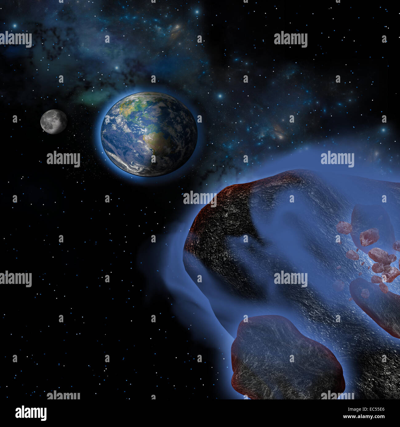 Several asteroids hurtle toward Earth on a path of devastation and ruin ...