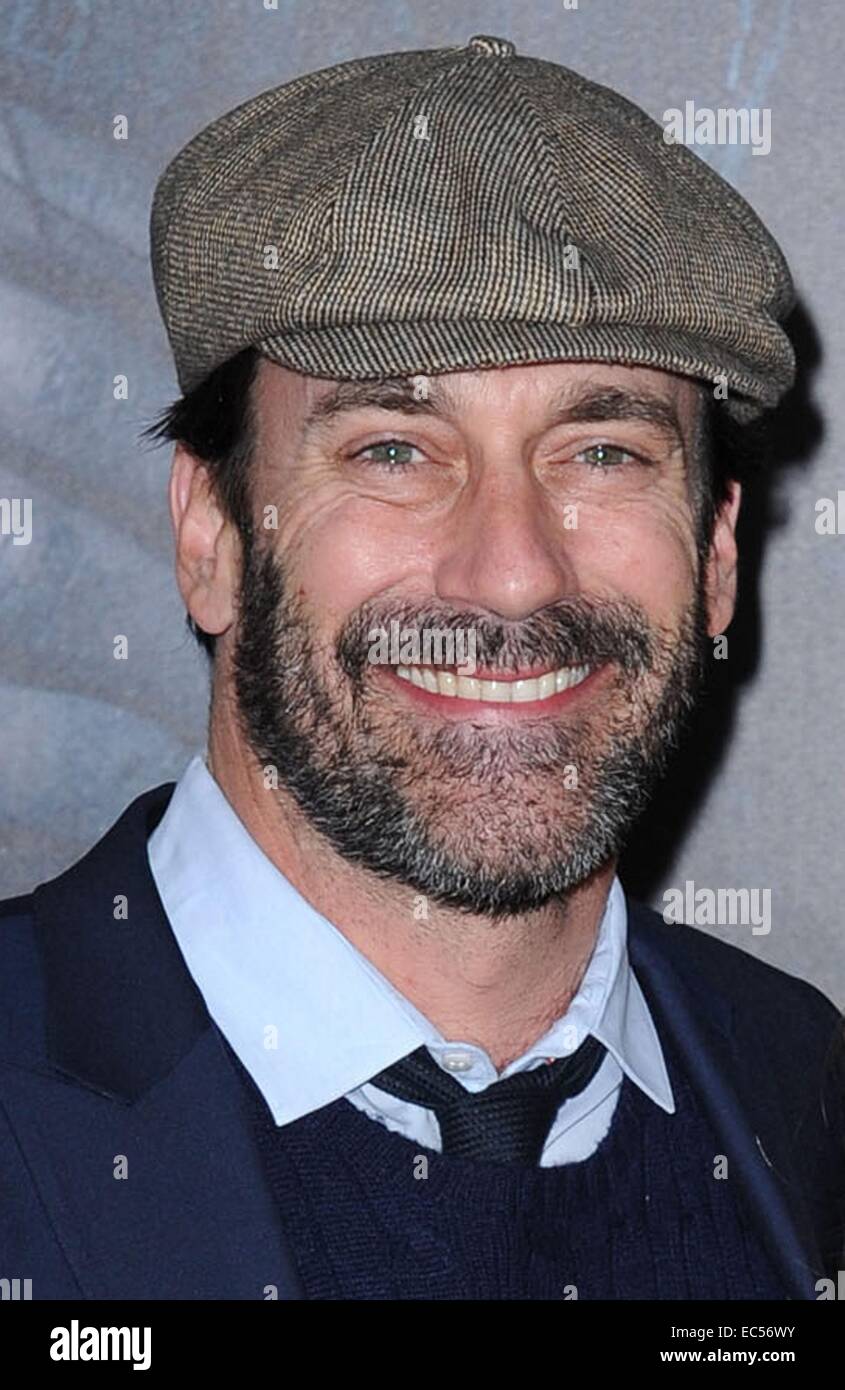 New York, NY, USA. 8th Dec, 2014. John Hamm at arrivals for INTO THE ...