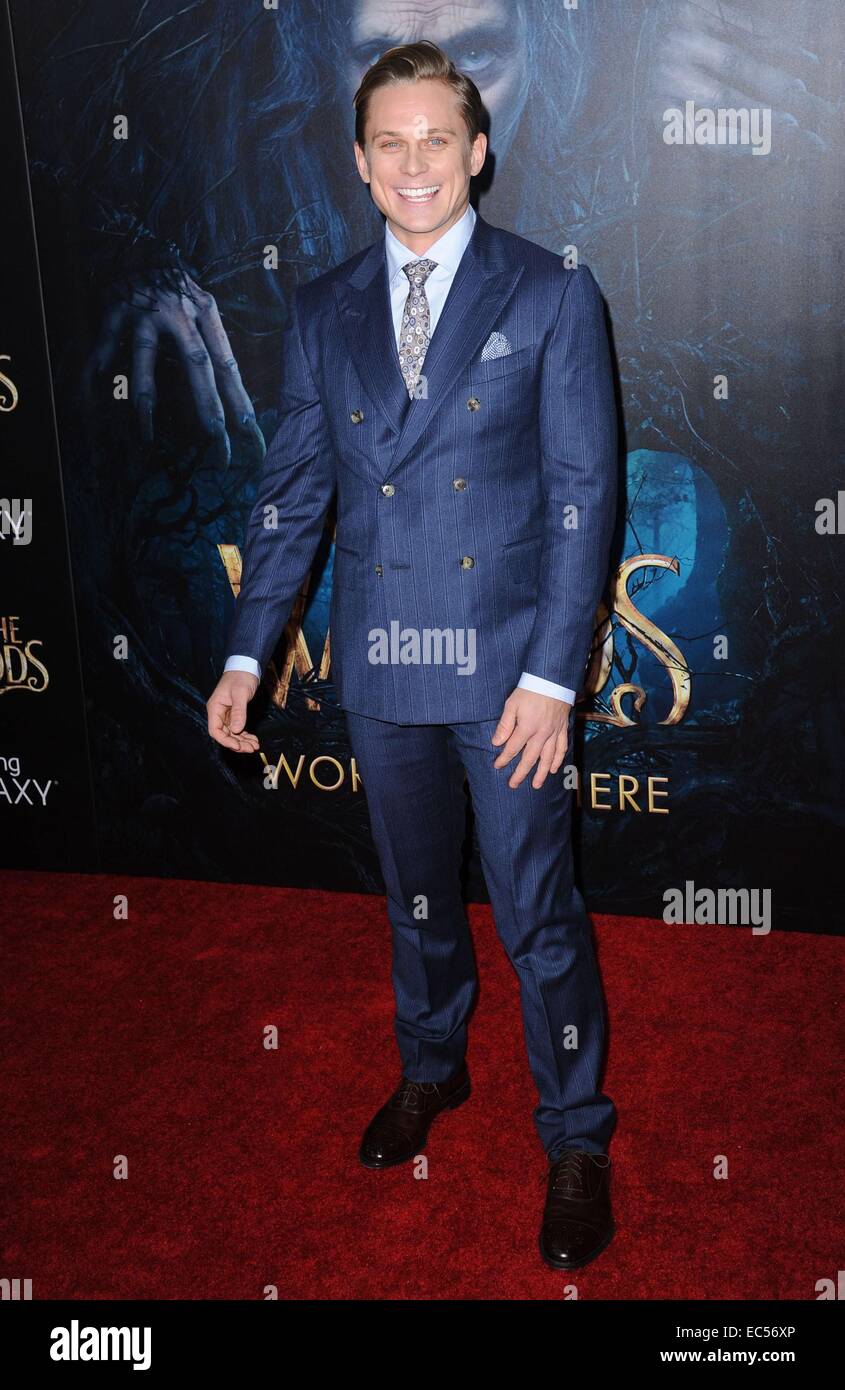 Billy Magnussen at arrivals for INTO THE WOODS World Premiere, Ziegfeld ...