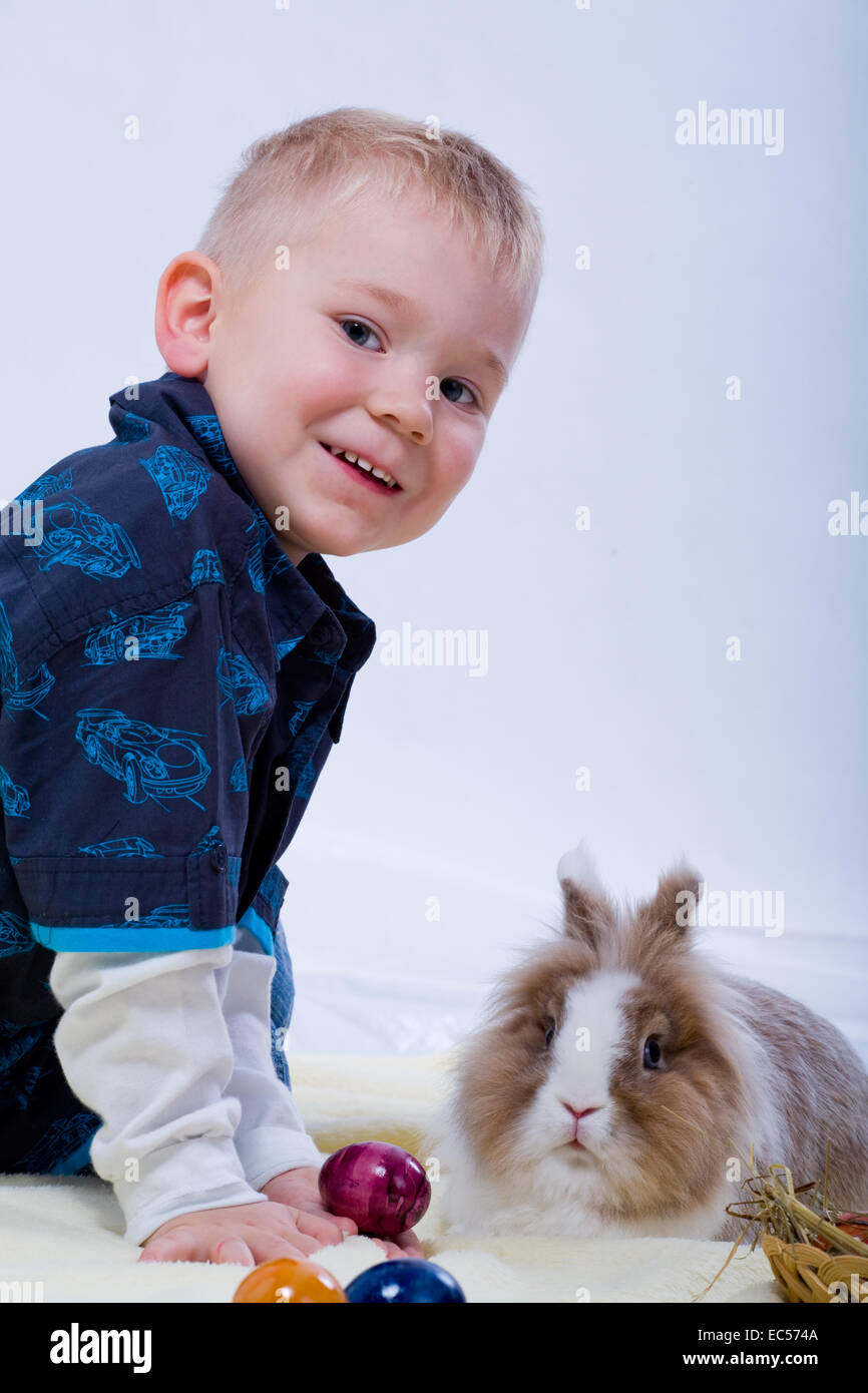 Easter rabbit boy hi-res stock photography and images - Alamy