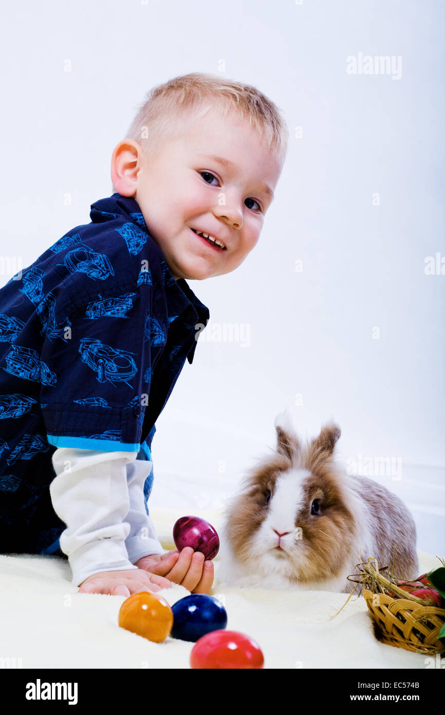 Easter rabbit boy hi-res stock photography and images - Alamy