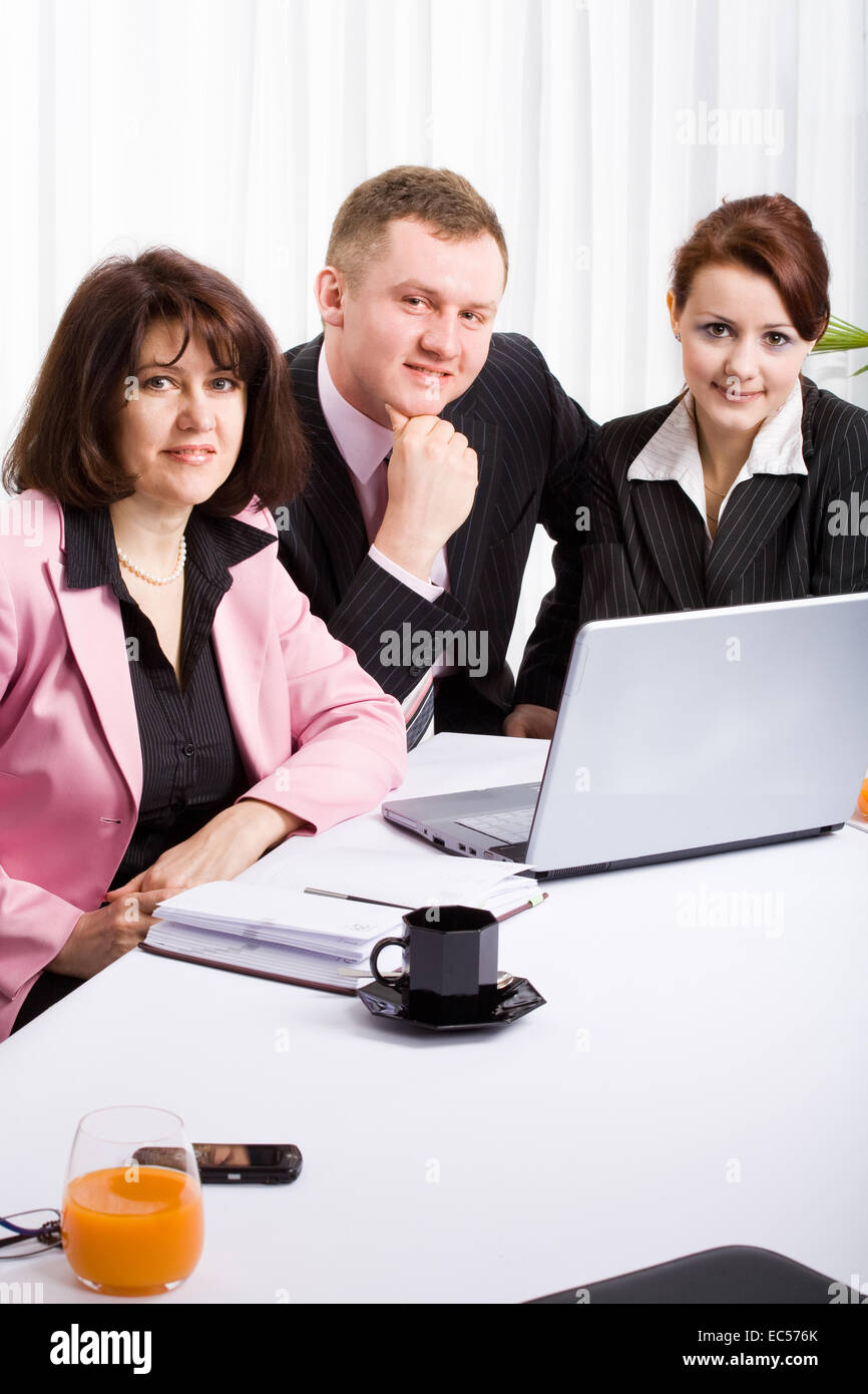 business people working in the office Stock Photo - Alamy