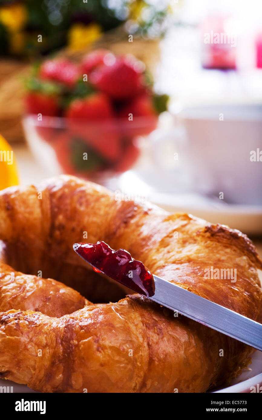 scene of breakfast at home Stock Photo - Alamy