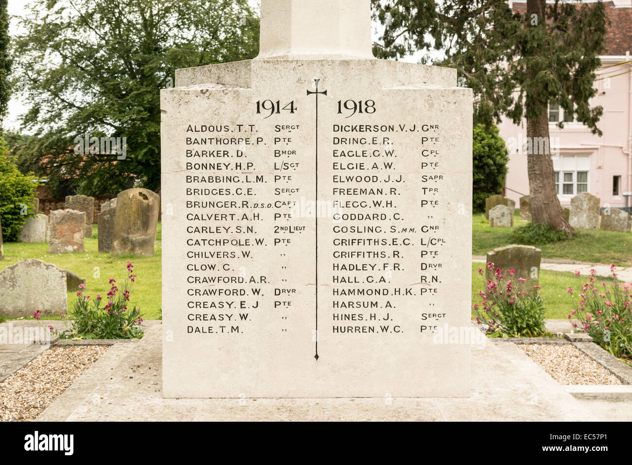 Framlingham War Memorial, Suffolk, England Stock Photo - Alamy