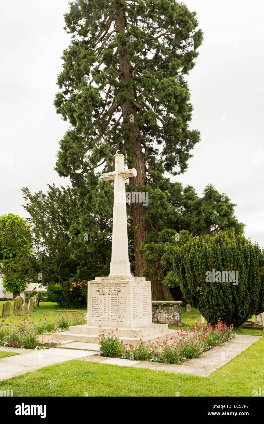 Framlingham War Memorial, Suffolk, England Stock Photo - Alamy