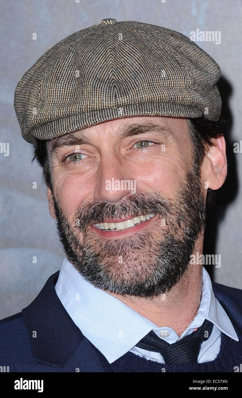 New York, NY, USA. 8th Dec, 2014. John Hamm at arrivals for INTO THE ...
