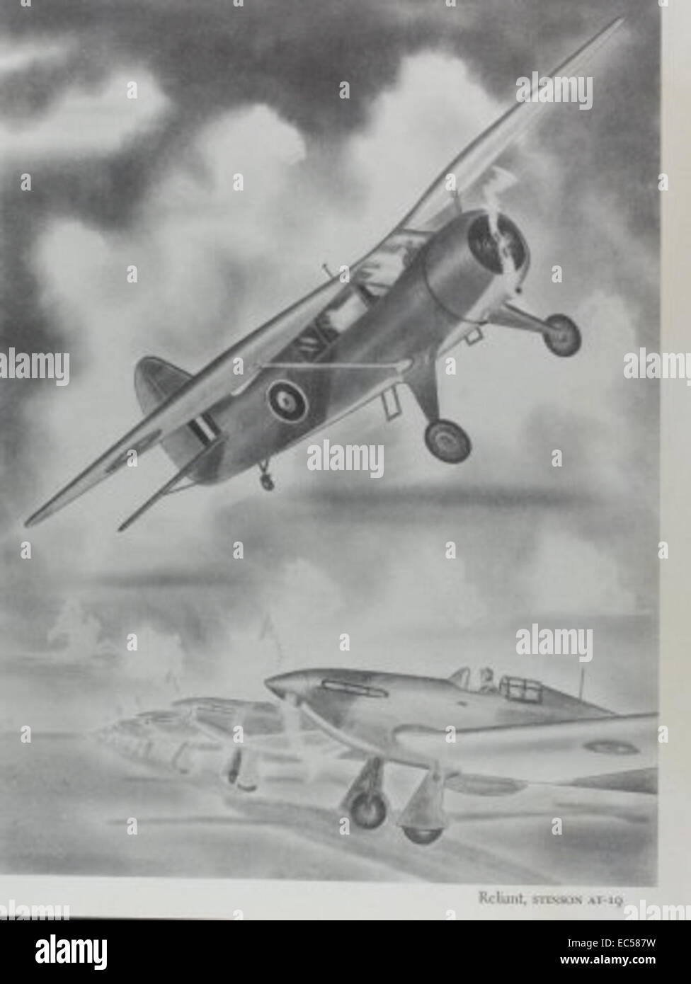 This image is part of the Reed Kinert Aviation Art Album, showcasing an ...