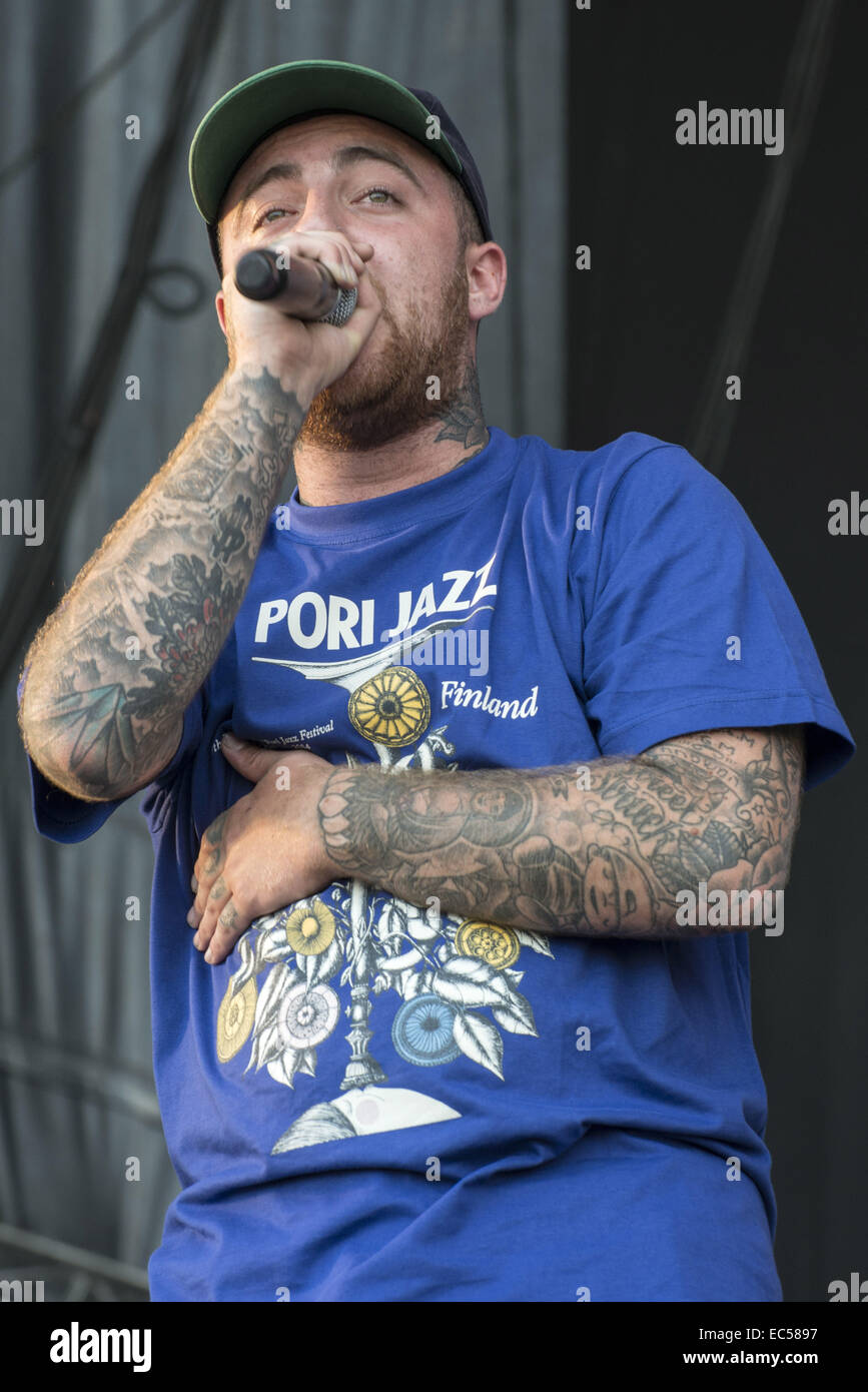 Mac Miller at Pori Jazz 2014 Stock Photo - Alamy