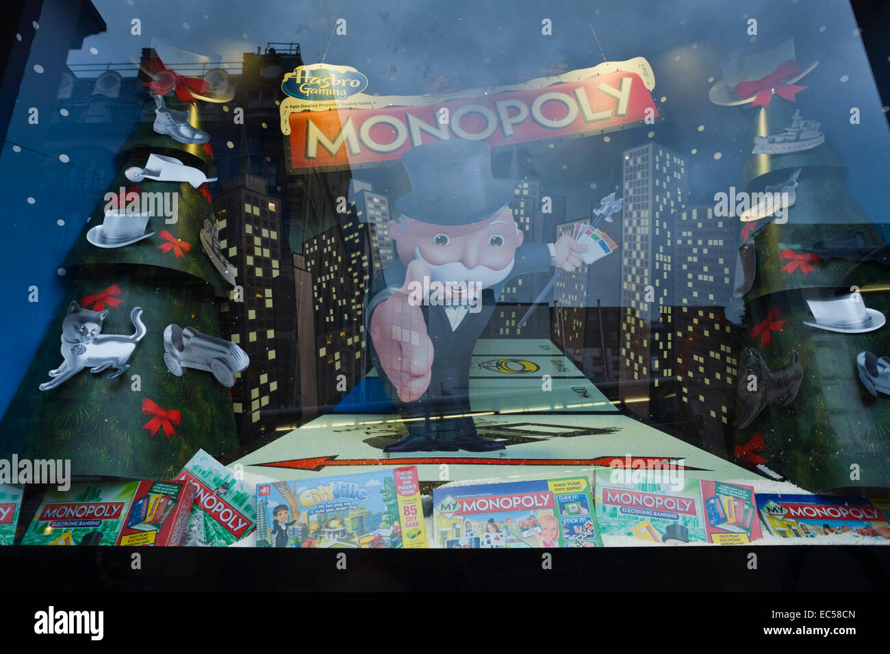 JENNERS department store Monopoly window display in Edinburgh Scotland ...