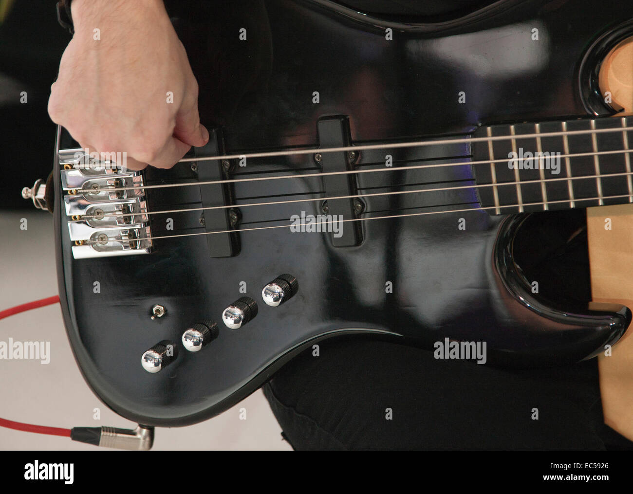 Bass guitar player hi-res stock photography and images - Alamy