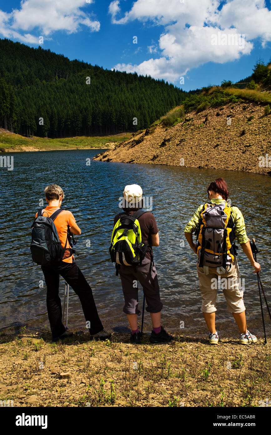 Scenes of hiking in the wild Stock Photo - Alamy