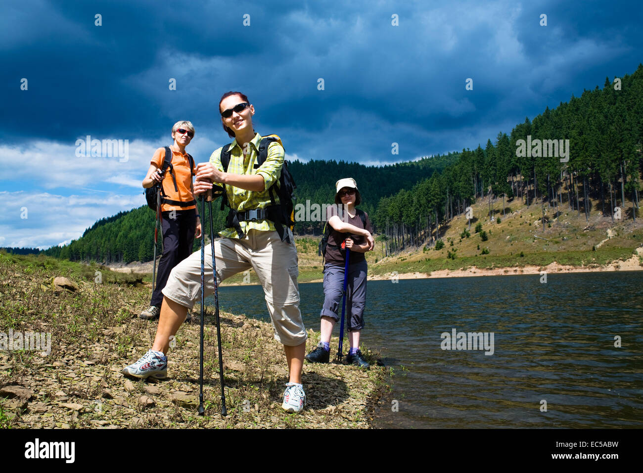 Scenes of hiking in the wild Stock Photo - Alamy