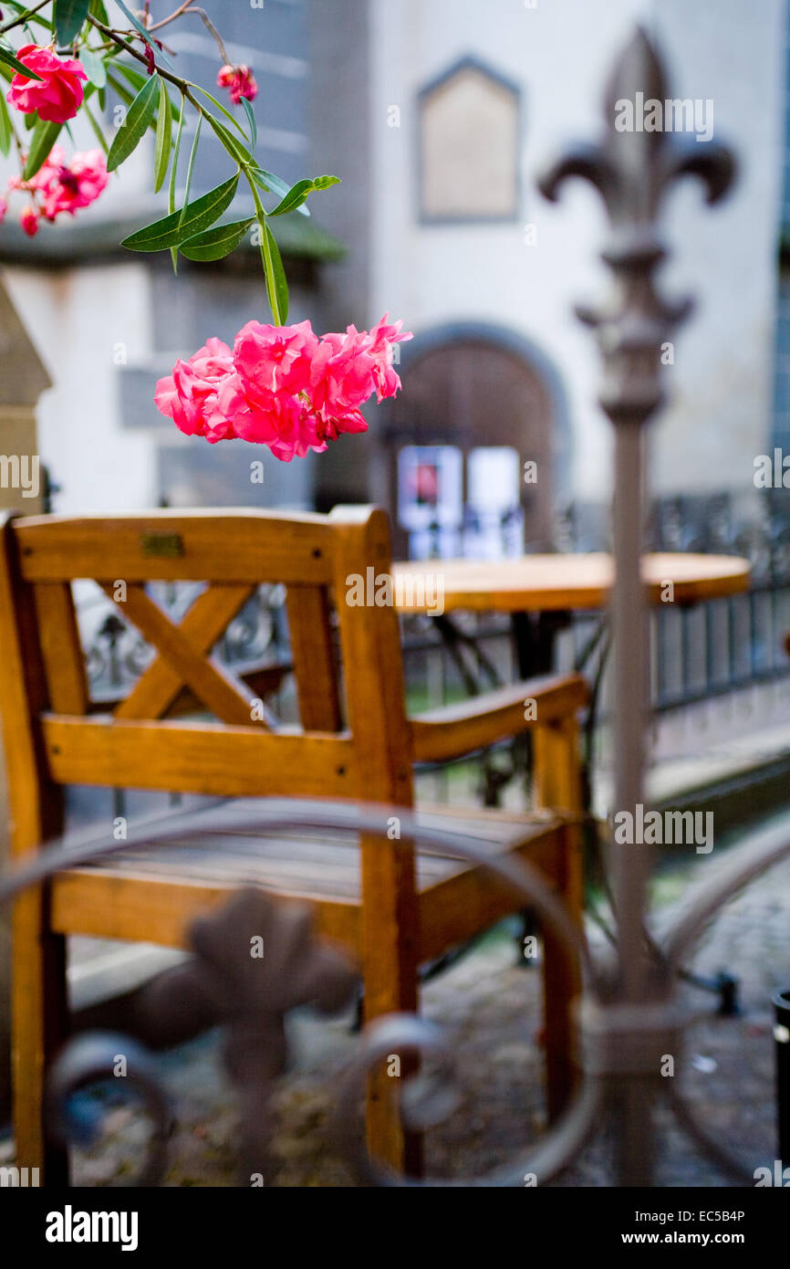 a Street Cafe in Germany Stock Photo - Alamy