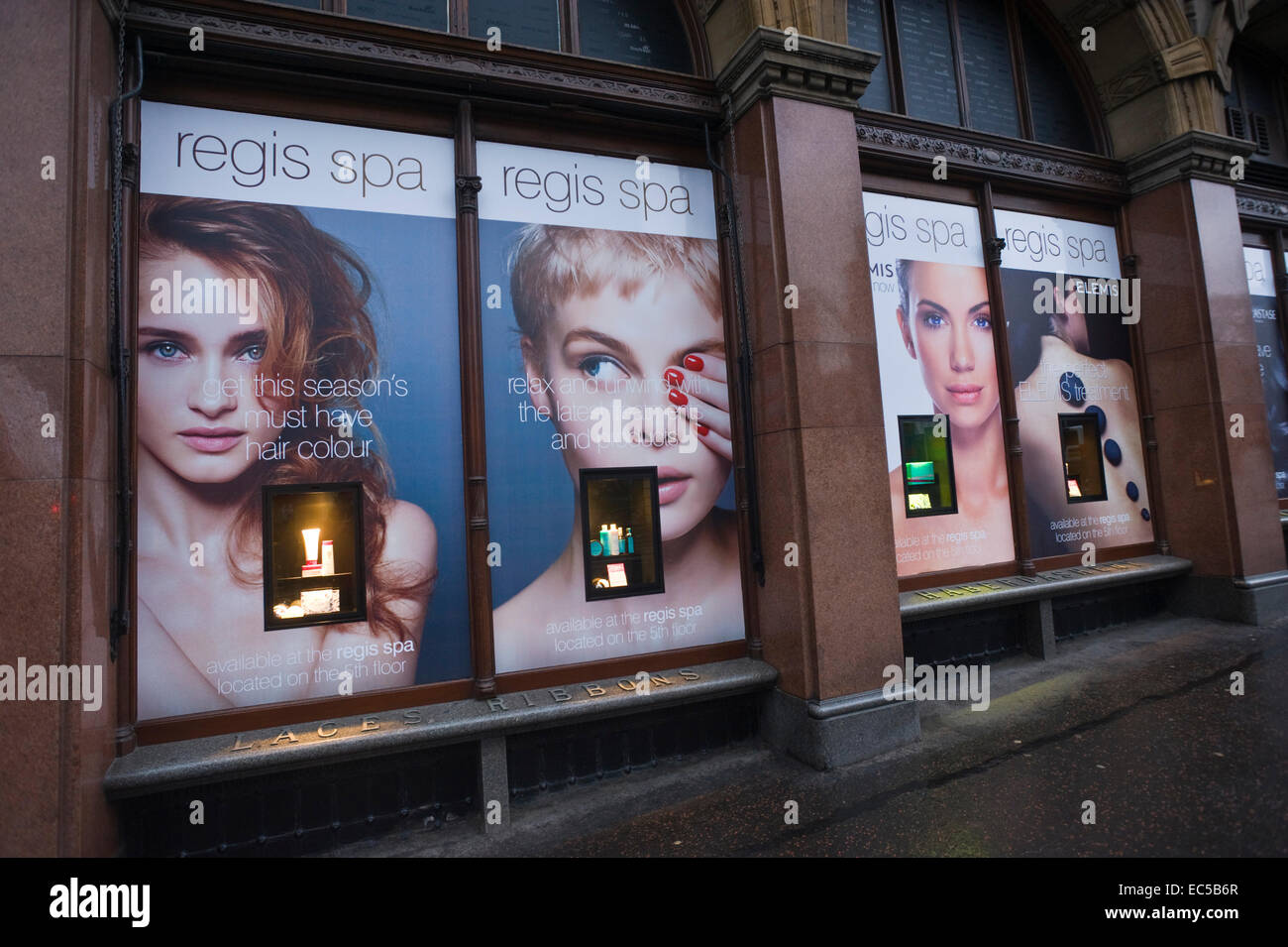 JENNERS department store regis spa window display in Edinburgh Scotland ...