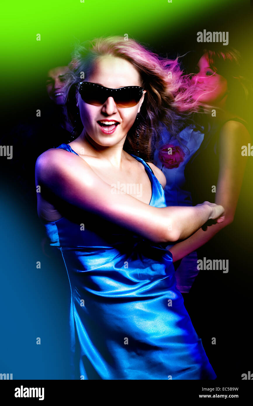 scenes of a night club or disco Stock Photo - Alamy