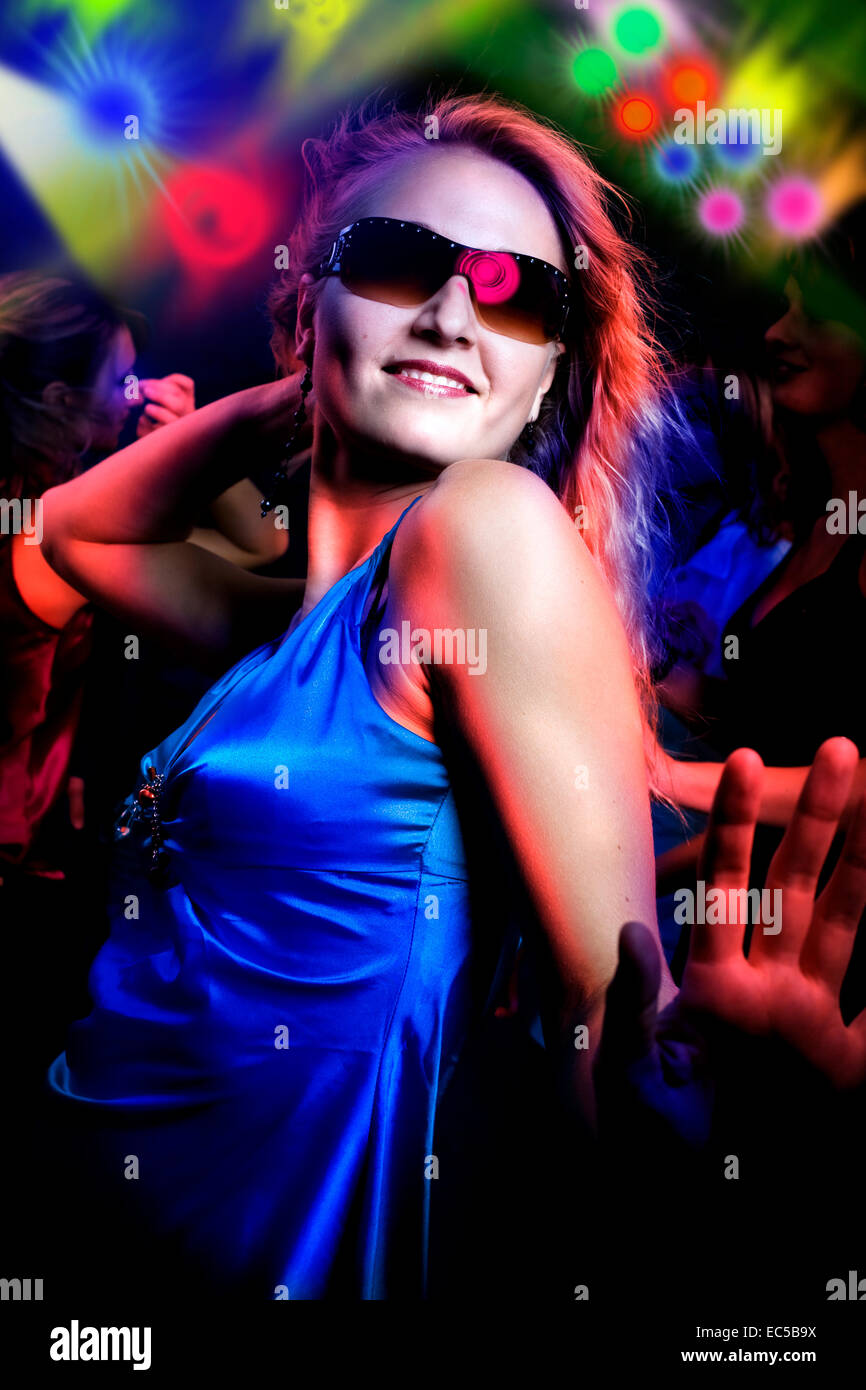 scenes of a night club or disco Stock Photo - Alamy